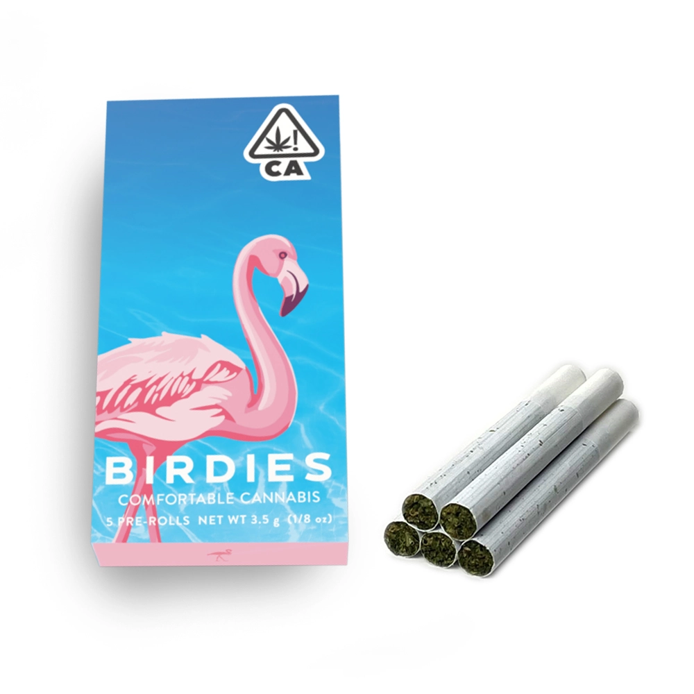 Birdies - Sativa Pre-Rolls - High CBD (5 Pack of Rolls - 1/8 Oz.) | HERB